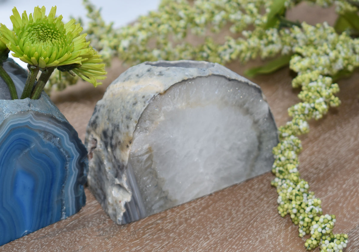 Agate Geode Candle Holder | Olympus Minerals