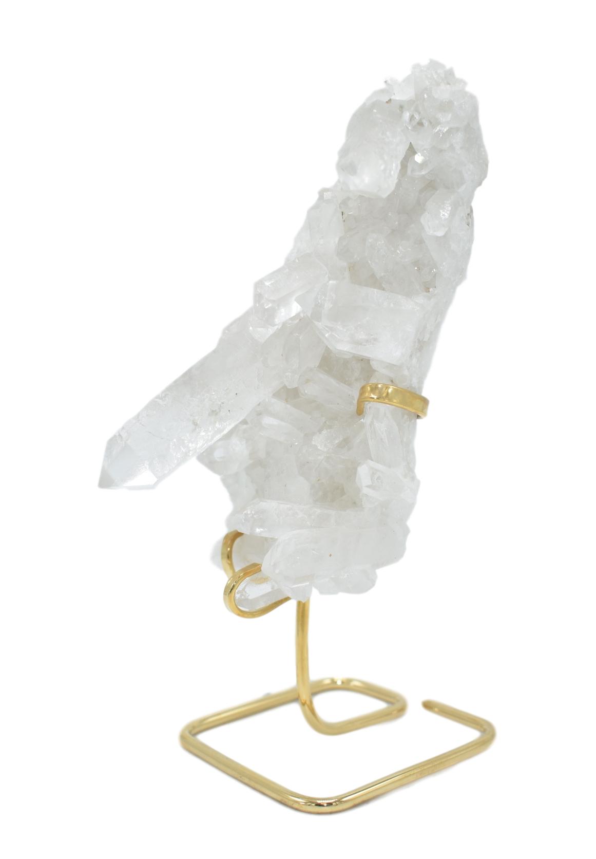 Quartz Cluster on Wire Stand | Olympus Minerals