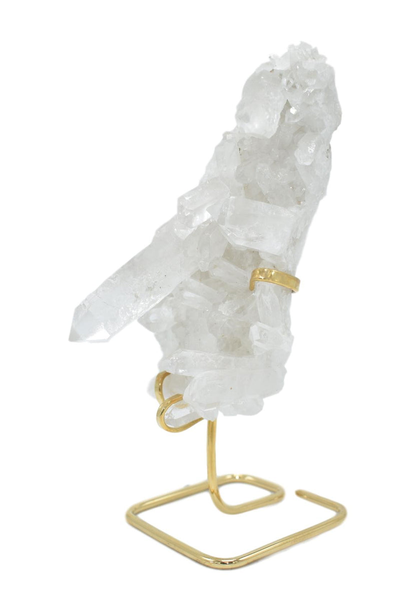 Quartz Cluster on Wire Stand | Olympus Minerals