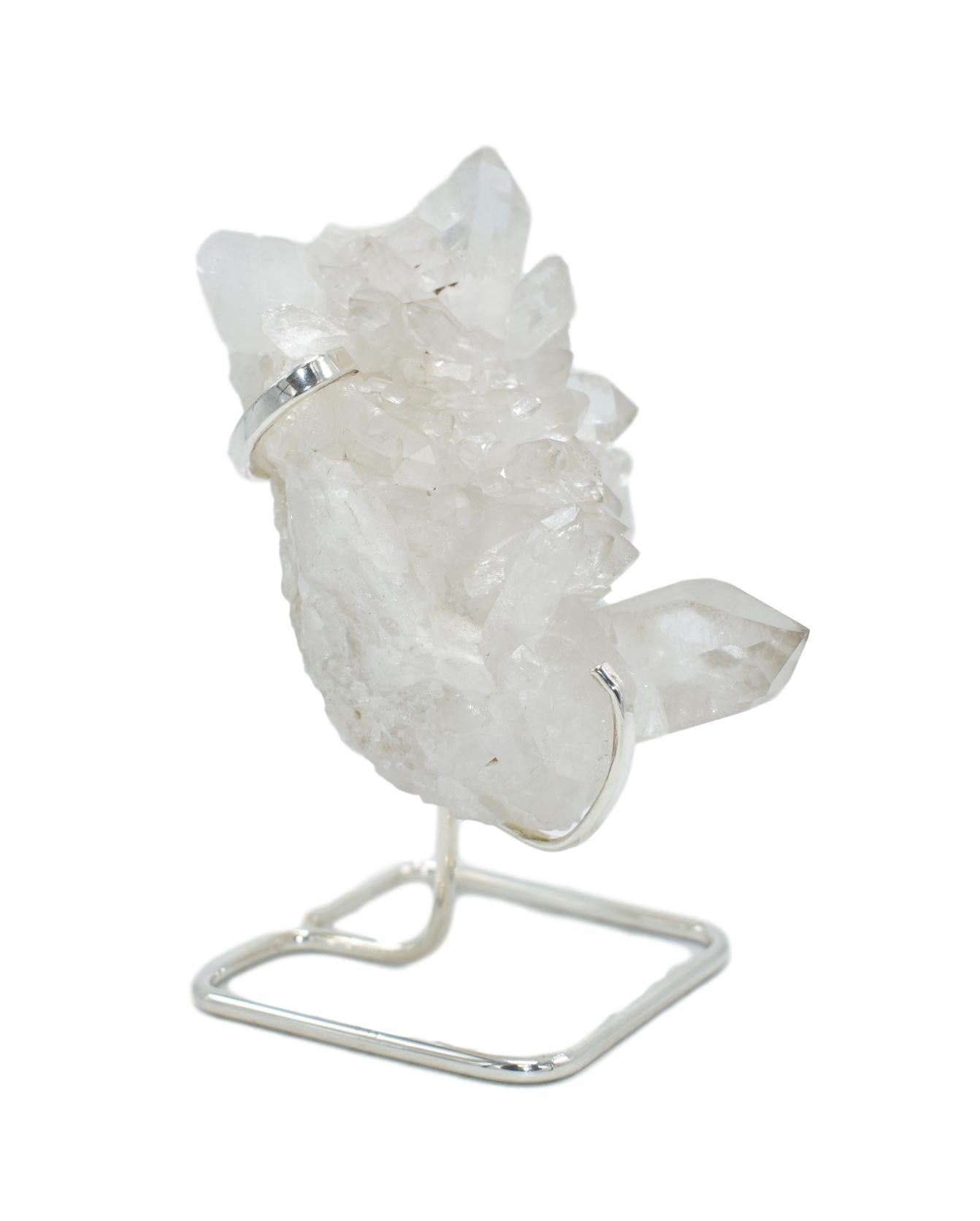 Quartz Cluster on Wire Stand | Olympus Minerals