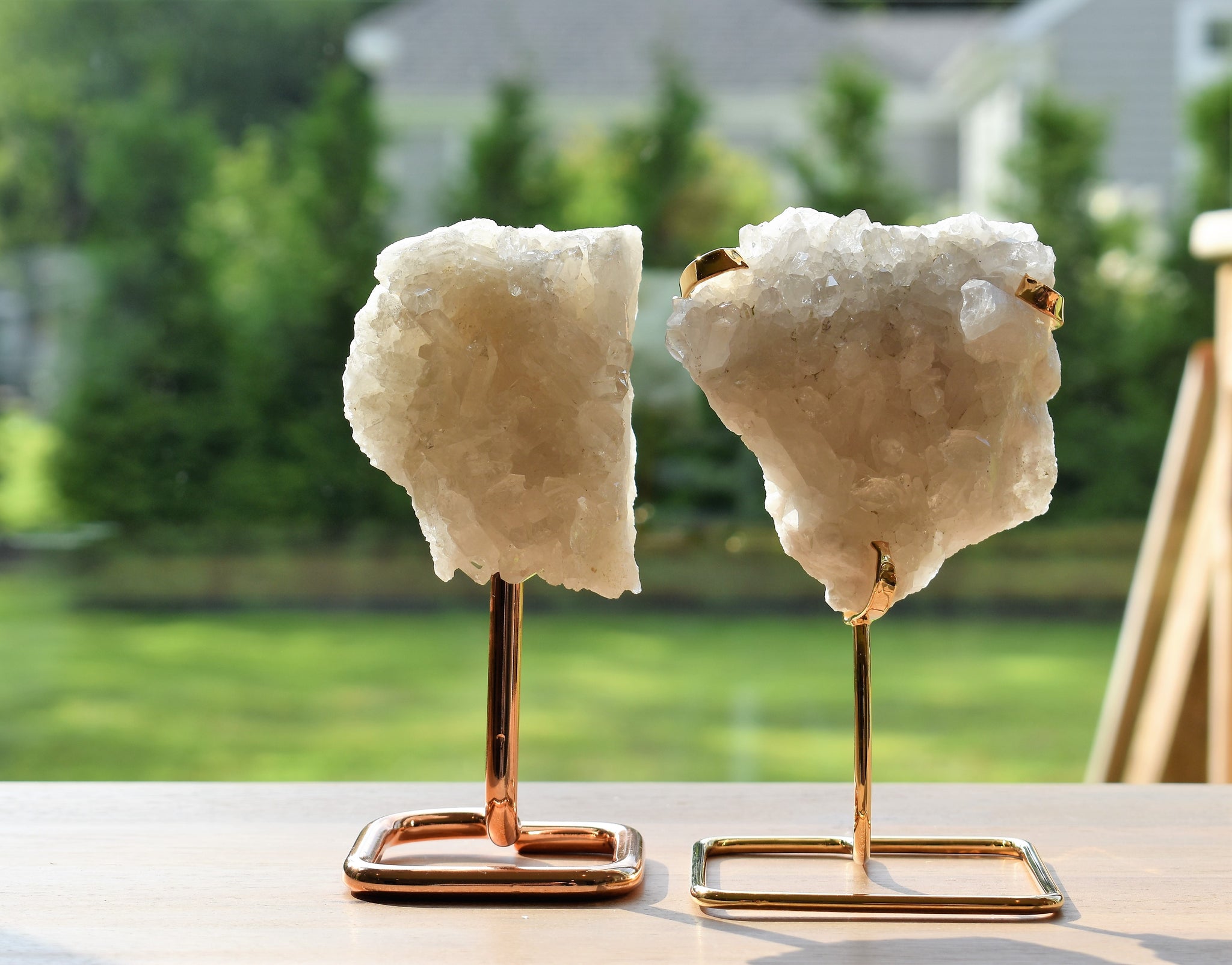 Quartz Cluster on Wire Stand | Olympus Minerals